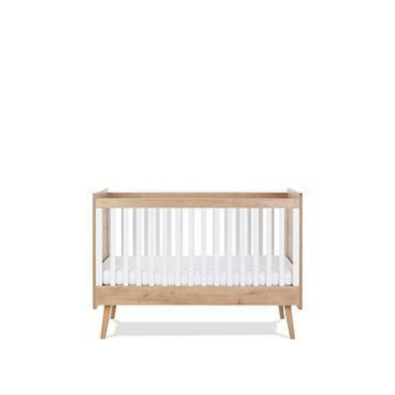Silver Cross Westport Cot Bed, White/Oak by Very | ufurnish.com