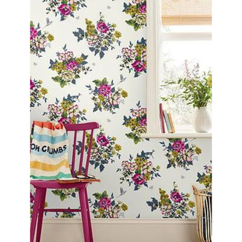 Joules Floral Wallpaper by Very | ufurnish.com