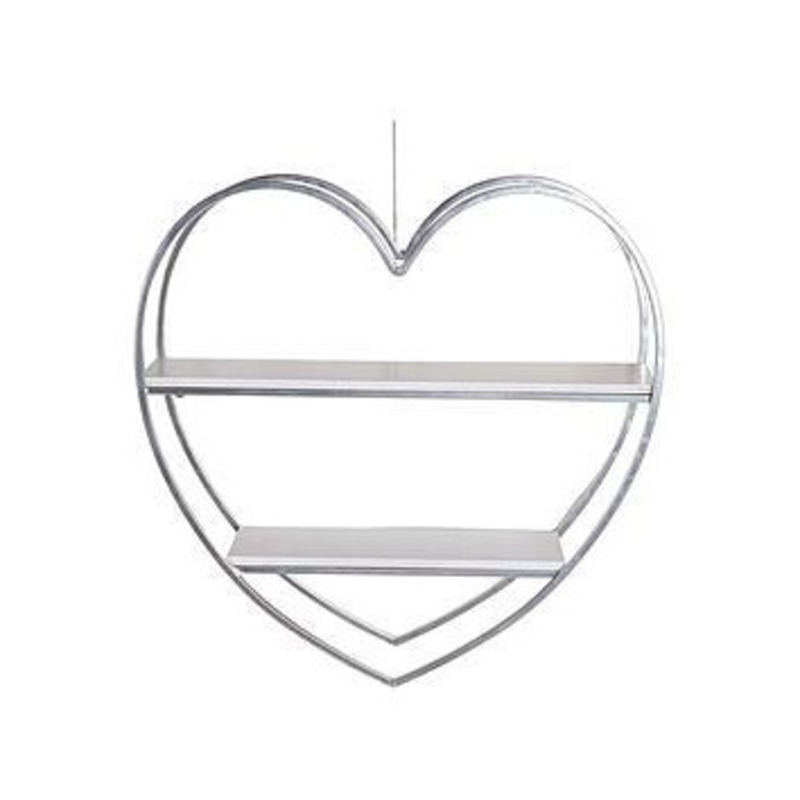 Hestia White Heart Shaped Shelf Unit by Very | ufurnish.com