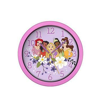 Disney Princess Purple Wall Clock, Purple by Very | ufurnish.com