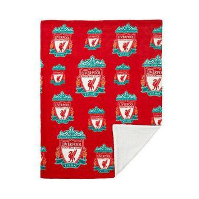 Liverpool FC Sherpa Blanket - Multi, Multi by Very | ufurnish.com
