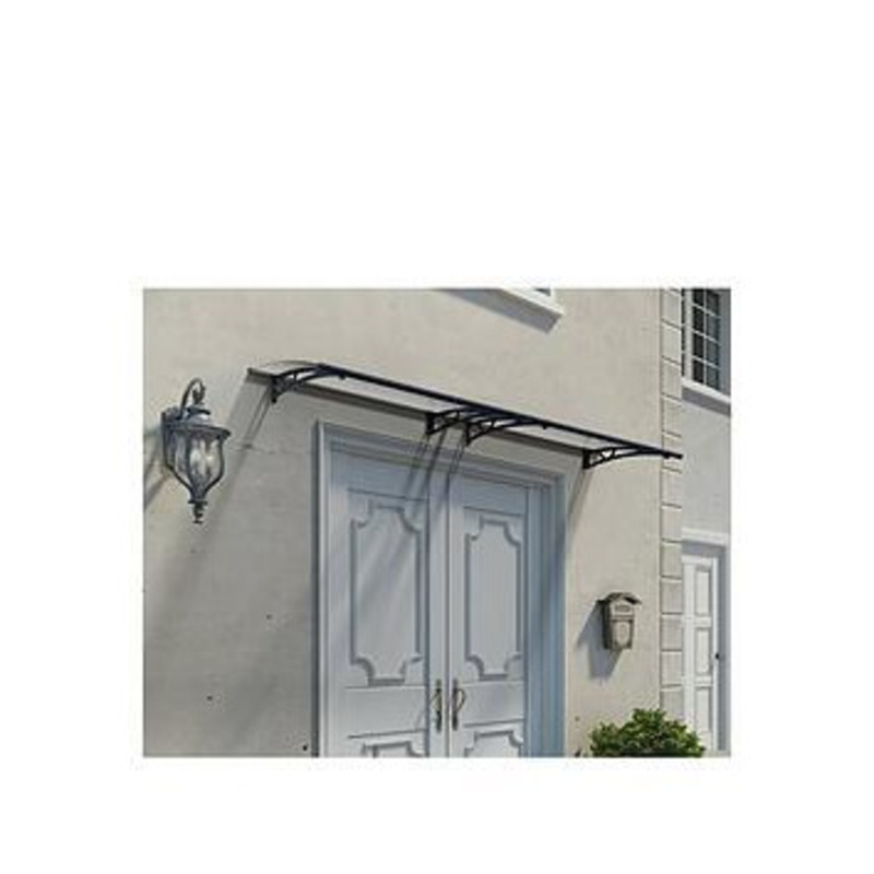 Canopia By Palram Door Canopy Altair 3000 - Clear Grey by Very ...
