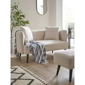 Very Home Jamie 2 Seater Boucle Sofa And Footstool Set - Fsc&Reg ...
