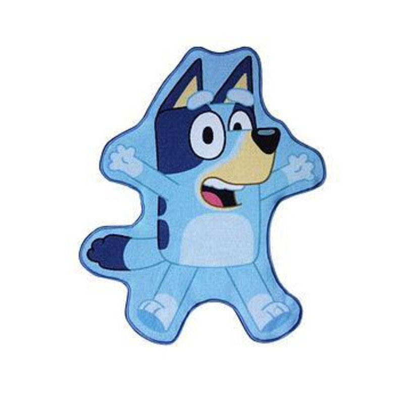 Bluey Shaped Rug, Blue by Very | ufurnish.com