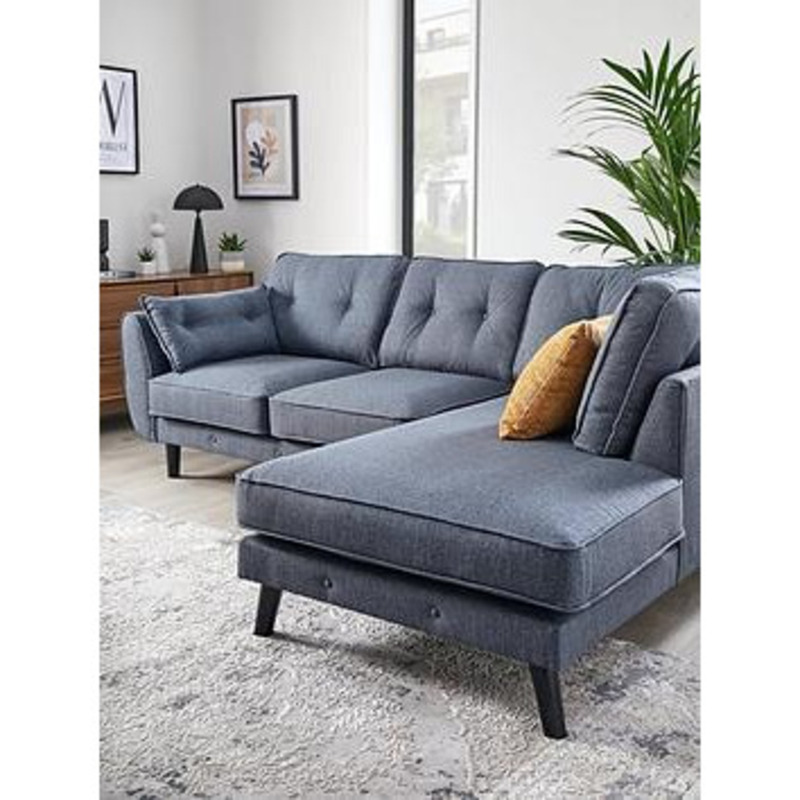 Very Home Paulo Fabric Right Hand Corner Chaise Sofa - Fsc&Reg ...
