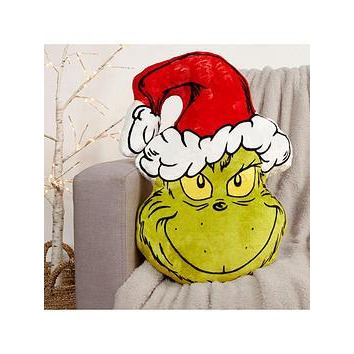 The Grinch Christmas Shaped Cushion by Very | ufurnish.com