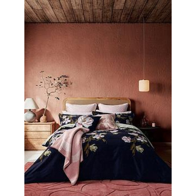 Ted Baker Opal Floral 100% Cotton Sateen Duvet Cover Set by Very ...