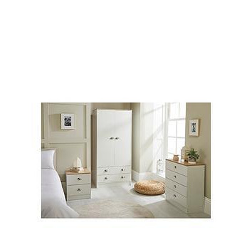Lloyd Pascal Henley 3 Piece Package - 2 Door, 2 Drawer Wardrobe, 4 ...