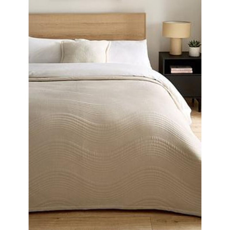 Very Home Quilted Wave Bedspread by Very | ufurnish.com