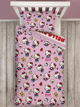 Hello Kitty Single Panel Duvet Cover Set - Multi by Very | ufurnish.com