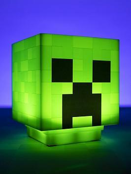 Minecraft Creeper Desk Light With Official Creeper Sounds, Night Light ...