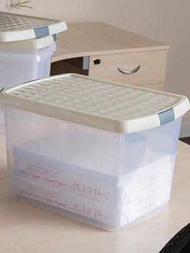 Wham Set Of 3 5L Clip Top Rectangular Box &Amp Lid by Very | ufurnish.com