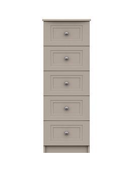 One Call Reid Ready Assembled 5 Drawer Tall Boy by Very | ufurnish.com