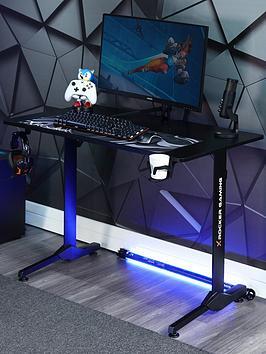 X Rocker Panther Esports Gaming Desk With Free Mousepad by Very ...