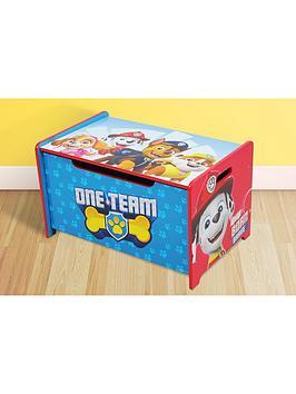 Paw Patrol Deluxe Wooden Storage Box/Bench by Very | ufurnish.com
