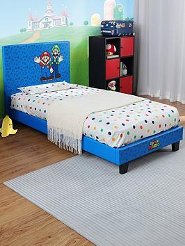 X Rocker Nintendo Super Mario Single Bed Frame - Blue by Very ...
