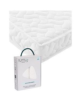 Tutti Bambini Pocket Sprung Cot Mattress (120 x 60cm) with FREE 2 Pack ...