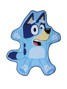 Bluey Shaped Rug - Blue by Very | ufurnish.com