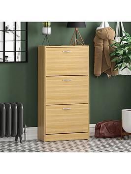 Vida Designs Shay 3 Drawer Shoe Cabinet by Very | ufurnish.com