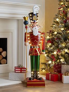 Three Kings 120 Cm Lit Giant Christmas Nutcracker by Very | ufurnish.com