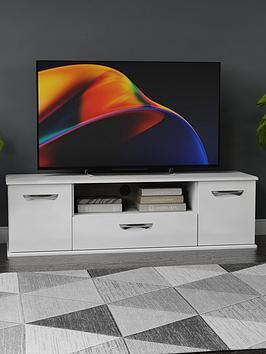 Swift Neptune Ready Assembled White High Gloss Tv Unit by Very ...