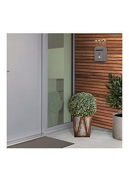 Peaktop Teamson Home Solar-Powered Pre-Lit Artificial Topiary ...