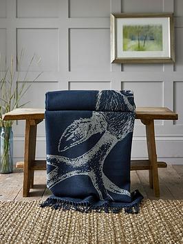 Deyongs Stag Throw - Mulberry by Very | ufurnish.com