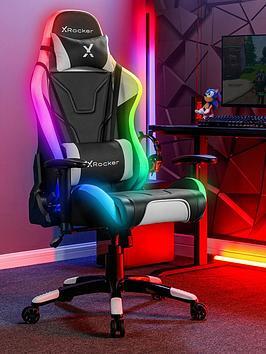 X Rocker Agility Rgb Esport Ergonomic Gaming Chair With App-Controlled ...