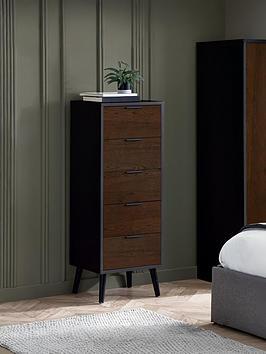 Julian Bowen Alba 5 Drawer Narrow Chest by Very | ufurnish.com