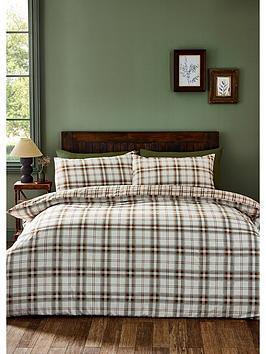 Catherine Lansfield Kelso Check Duvet Set by Very | uFurnish.com