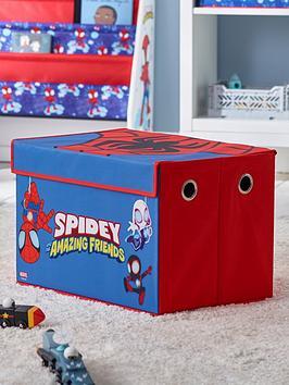 Spiderman Marvel Spidey & Friends Fabric Toy Box by Very | ufurnish.com