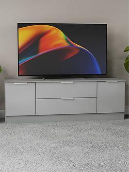 Swift Adair Ready Assembled 2 Door, 2 Drawer Super Wide Tv Unit - Fits ...