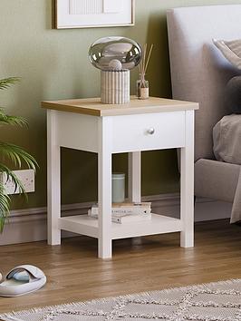 Vida Designs Arlington 1 Drawer Side Table by Very | uFurnish.com