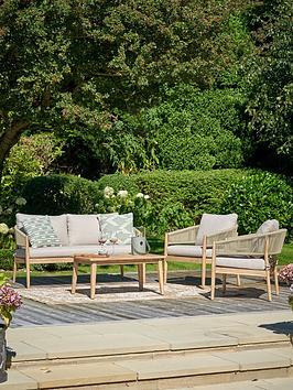 Pacific Lifestyle Denver Sage Green Outdoor Seating Set by Very ...