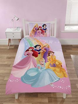 Disney Princess Single Duvet Cover Set - Pink by Very | ufurnish.com
