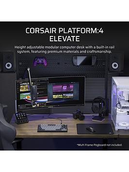 Corsair Platform:4 Desk Dark Wood by Very | ufurnish.com