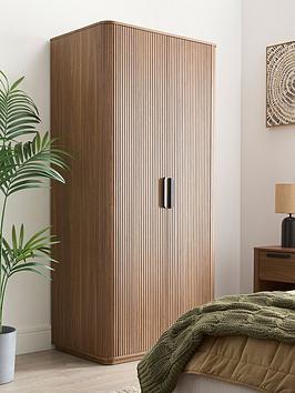 Very Home Carina 2 Door Plinth Wardrobe - Mid Oak - Fsc&Reg Certified ...