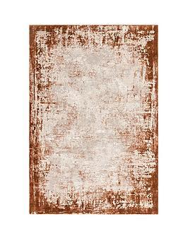 Asiatic Kuza Abstract Border Design Rug by Very | ufurnish.com