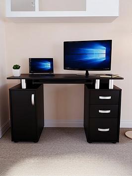 Vida Designs Otley 3 Drawer Computer Desk by Very | ufurnish.com