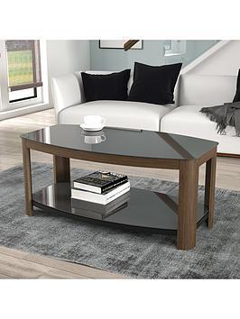 Avf Affinity Coffee Table - Walnut/Black by Very | ufurnish.com