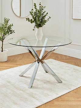 The Very Collection Chopstick 120 Cm Round Dining Table by Very ...
