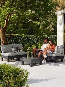 Keter Elements 4 Seater Modular Lounge Set by Very | ufurnish.com
