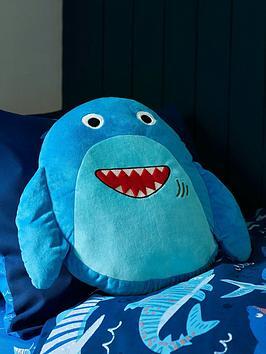 Catherine Lansfield Sheldon The Shark 3D Cushion by Very | ufurnish.com