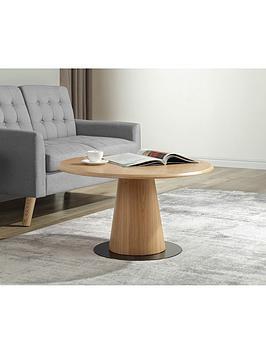 Jual Siena Round Coffee Table - Real Wood Veneer by Very | ufurnish.com