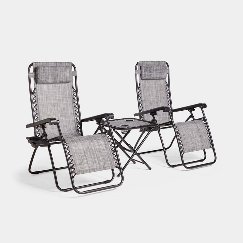 Zero Gravity Table and Chair Set by VonHaus | ufurnish.com