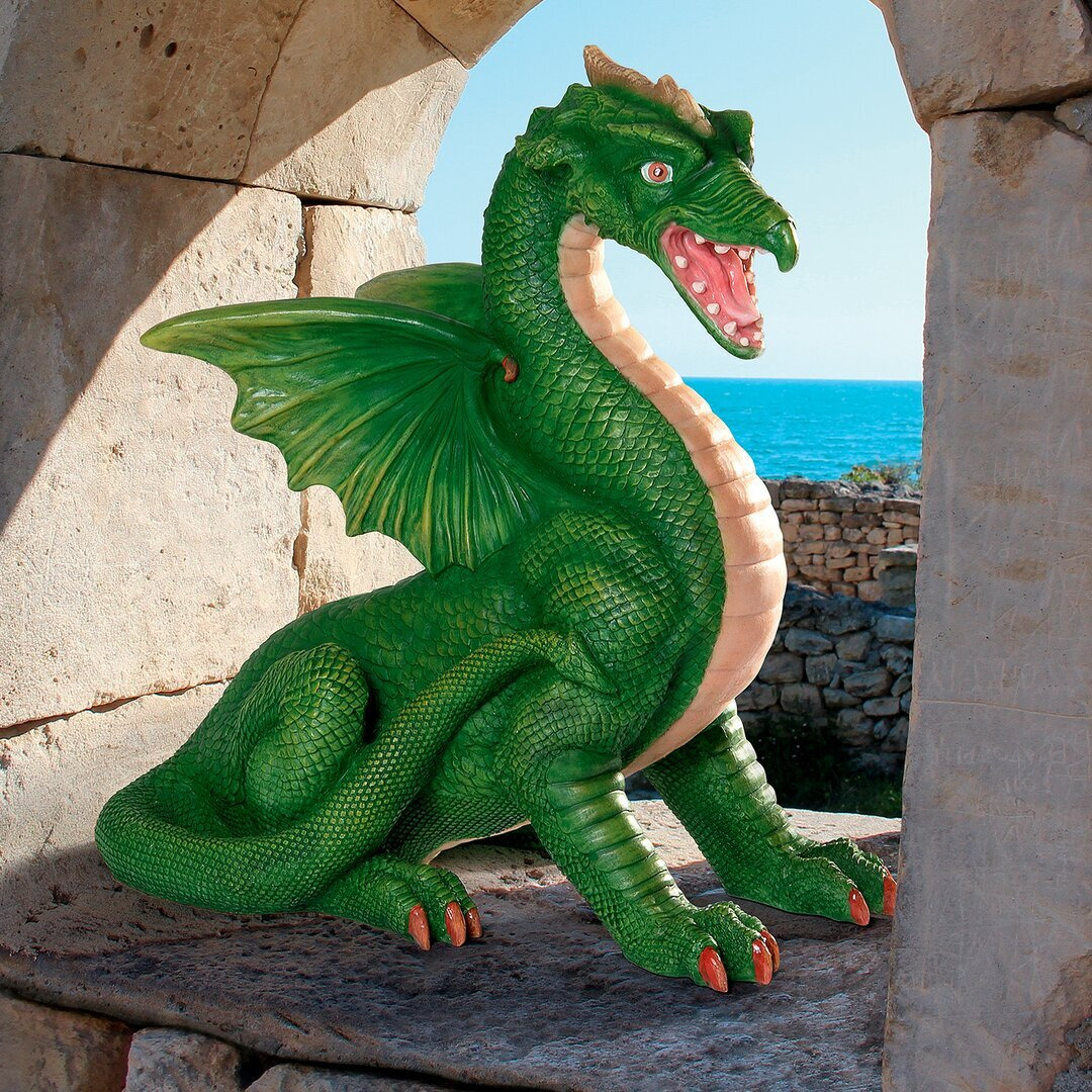 Ormarr Dragon Monster of the Drawbridge Moat Statue by Wayfair ...