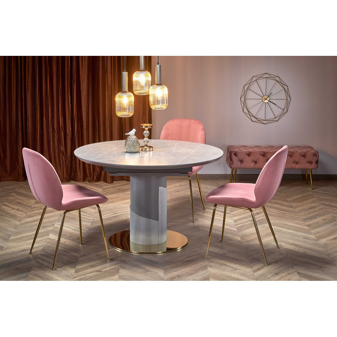 120cm Solid Oak Pedestal Dining Table by Wayfair | ufurnish.com