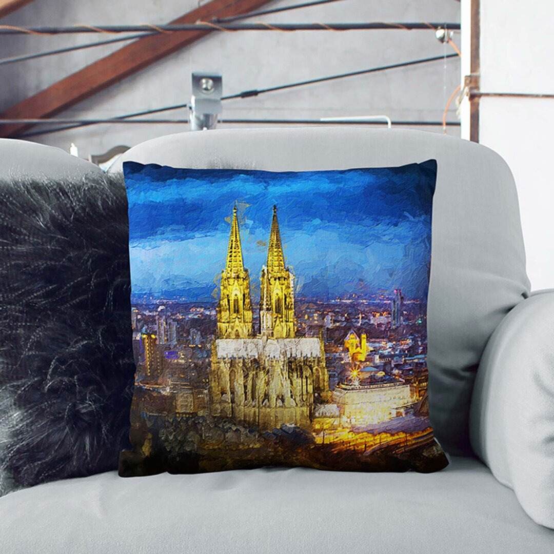 The Cologne Cathedral in Germany Cushion with Filling by Wayfair ...