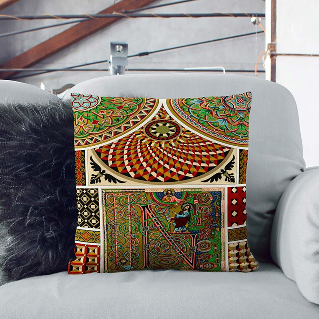 Middle-Age Pattern by Albert Racinet Cushion with Filling by Wayfair ...