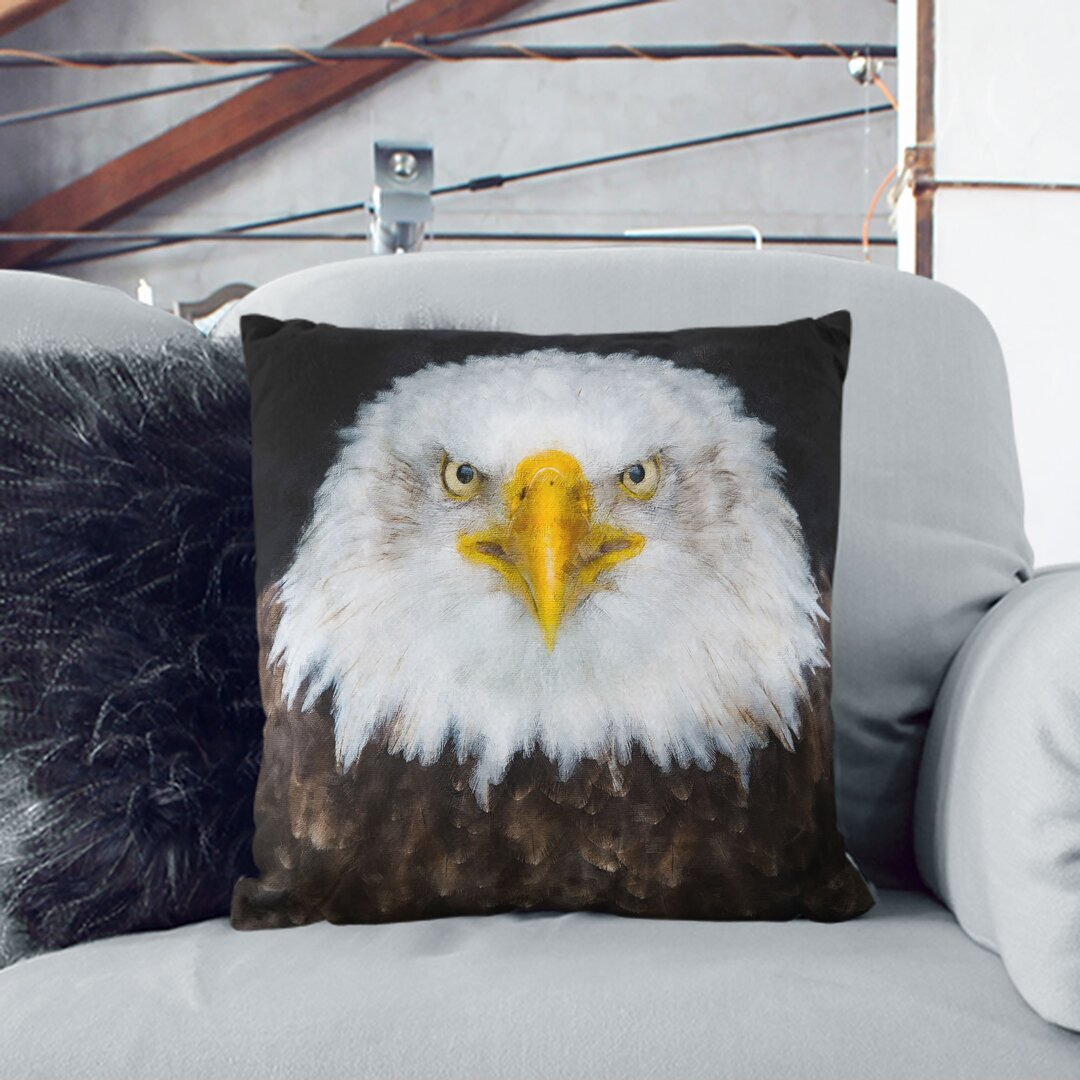 Bald Eagle Bird Cushion with Filling by Wayfair | ufurnish.com